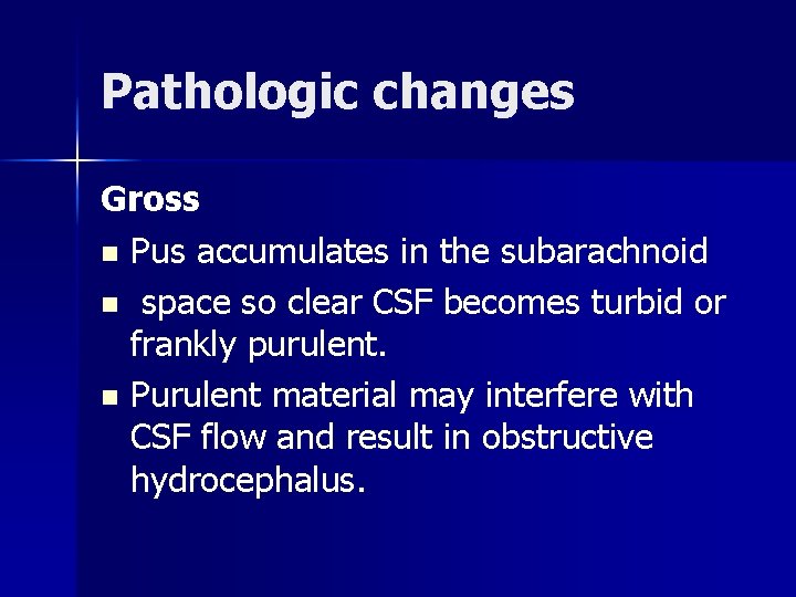 CNS n Nonneoplastic lesions inflammations and infections MENENGITIS