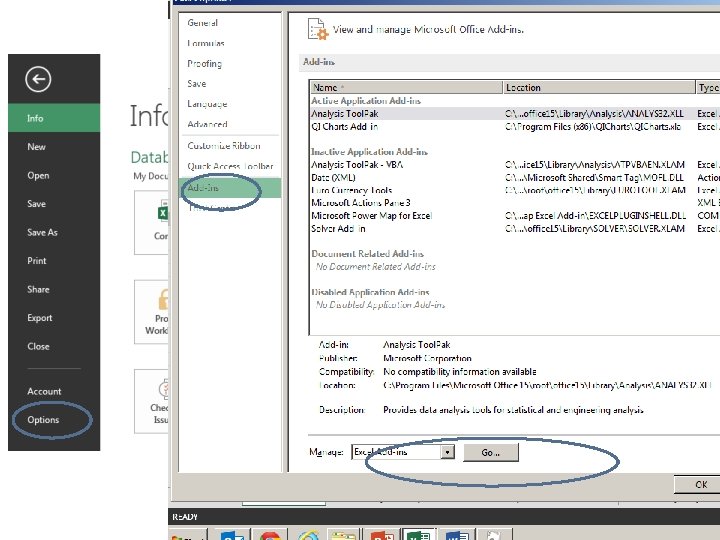 Using Excel to Construct Basic Tools for Understanding