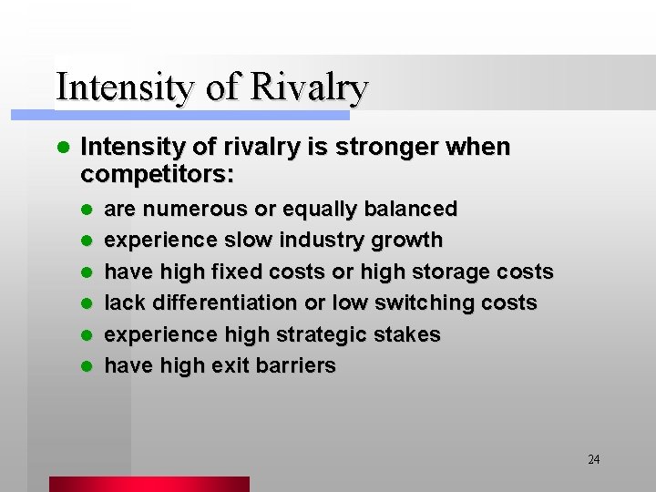 Chapter 3 The External Environment Opportunities Threats Industry