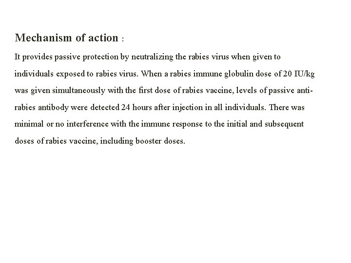 Human rabies virus immune globulin Drugbank ID DB