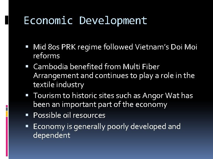 CAMBODIA Statistics and History Rich history and played