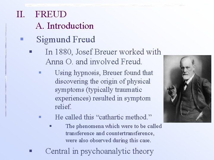 Lecture 14 The Rise and Fall of Psychoanalytic