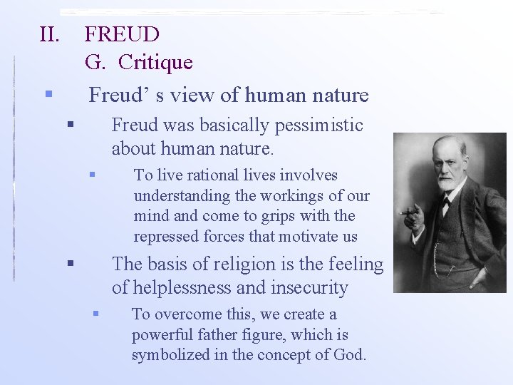 Lecture 14 The Rise and Fall of Psychoanalytic