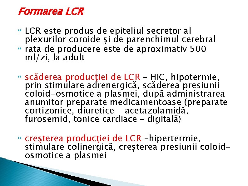 FIZIOPATOLOGIA SISTEMULUI NERVOS A FIZIOPATOLOGIA TULBURRILOR DE CIRCULAIE