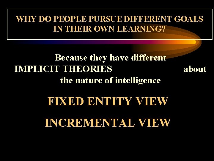 Social Cognition Developed by Frank Pajares Emory University
