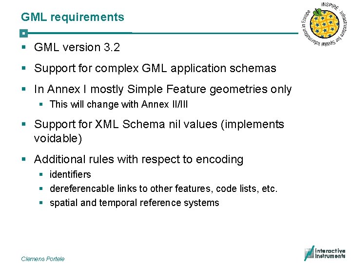 Beyond service interfaces OGC encoding standards in INSPIRE