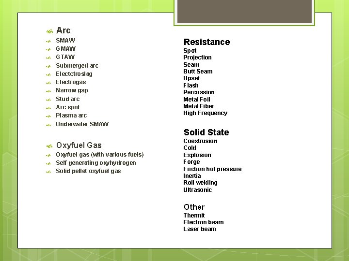Welding Intermingling of molecules cohesion is any welding