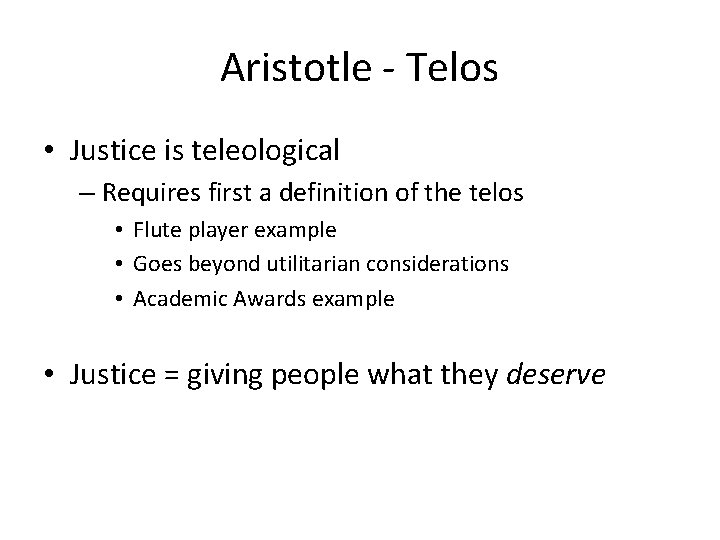 Justice Whats the right thing to do What