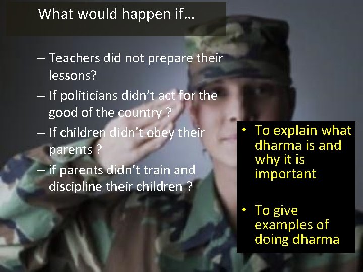 What would happen if Teachers did not prepare