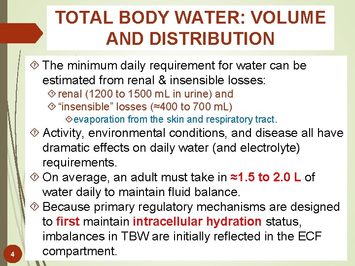 Disorders of Water Electrolytes Acid Base Metabolism Lecture