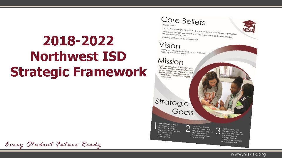 2018 2022 Northwest ISD Strategic Framework Core Beliefs