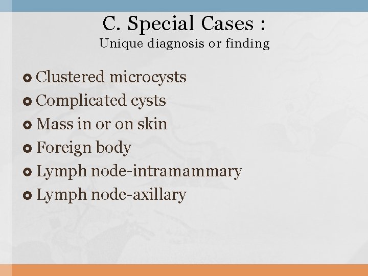 BI RADS breast imaging reporting and data system