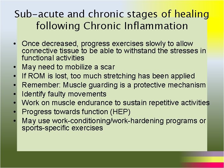 Therapeutic Exercise I Chapter 10 Soft Tissue Injury