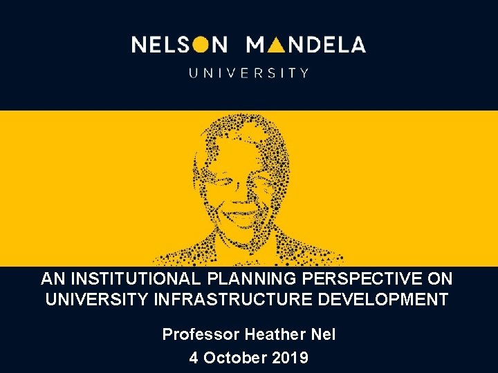 AN INSTITUTIONAL PLANNING PERSPECTIVE ON UNIVERSITY INFRASTRUCTURE ...