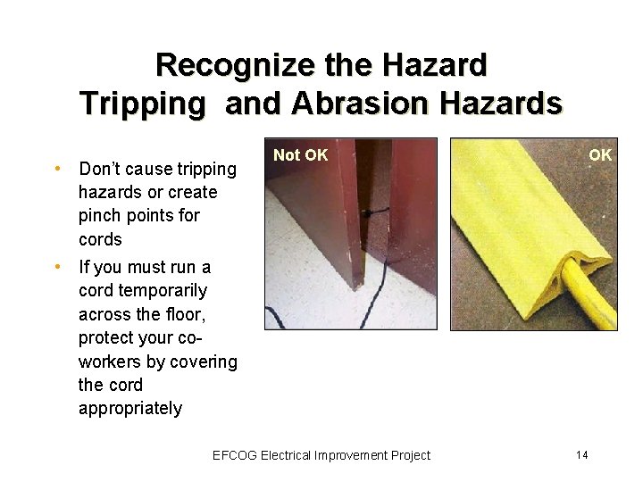 Electrical Hazards Awareness Briefing Basic Electrical Safety Hazard