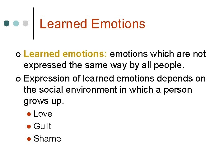 Expressing Your Emotions Ch 1 Section 3 WarmUp