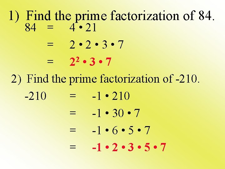 Ch 8 1 Monomials and Factoring Objective Students