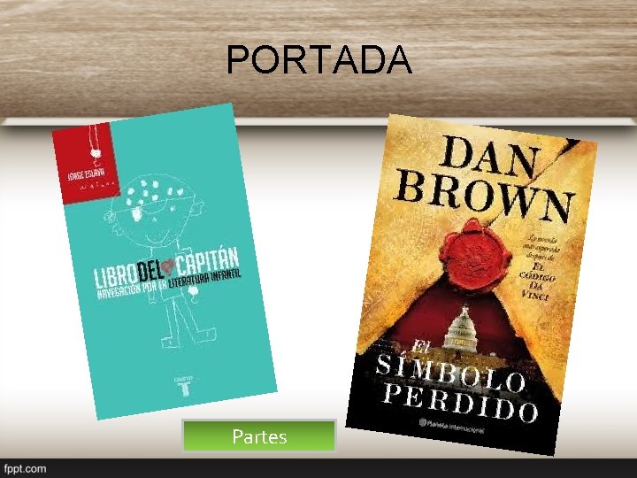 SECCIONES Y PARTES DE LAS PUBLICACIONES INTERIOR DEL