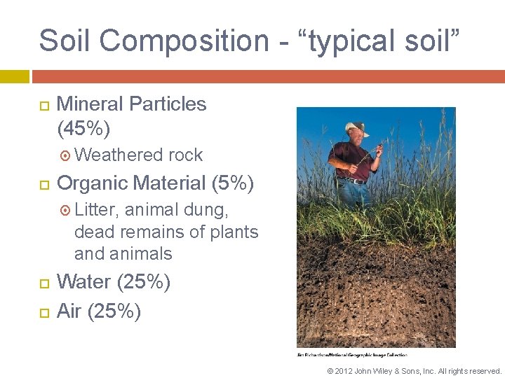 14 Soil Resources Overview of Chapter 14 The