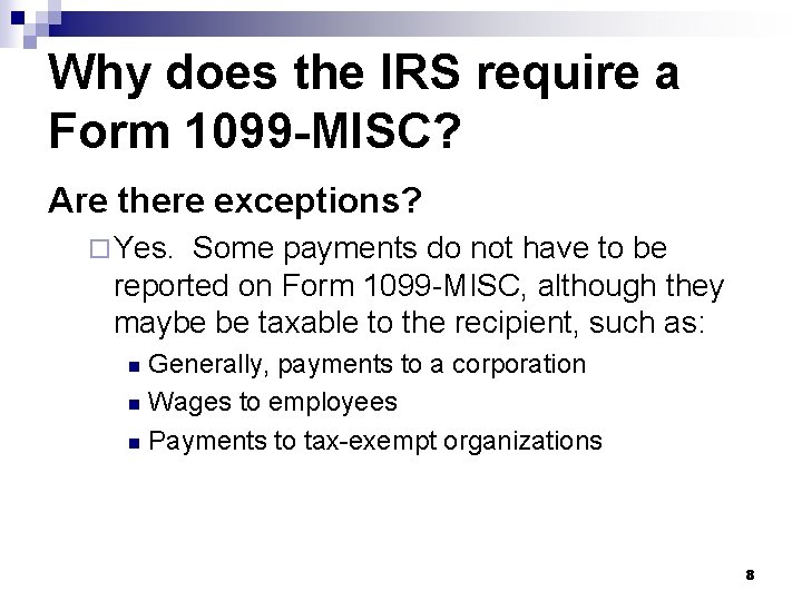 IRS Form 1099 MISC Why is it Important