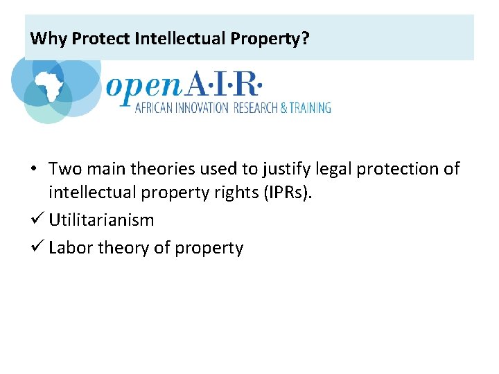 Intellectual Property Rights A Part of the Problem