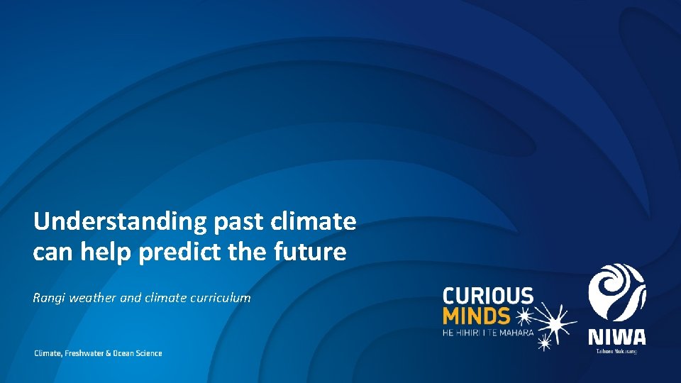 Understanding past climate can help predict the future