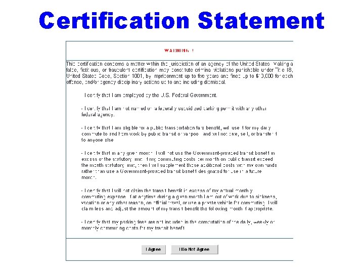 TRANSIT BENEFIT Integrity Awareness Training Training Objectives Clarify