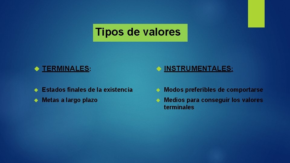 valores Segn Rokeach los valores son una creencia