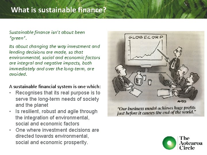 Sustainable Finance Aotearoa New Zealands Sustainable Finance Roadmap