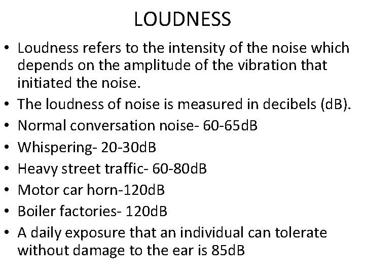 NOISE POLLUTION BELLO C B INTRODUCTION Noise has