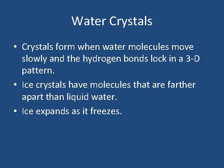Chemical and Physical Features of Sea Water and
