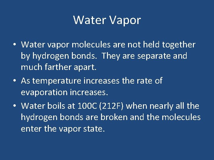 Chemical and Physical Features of Sea Water and