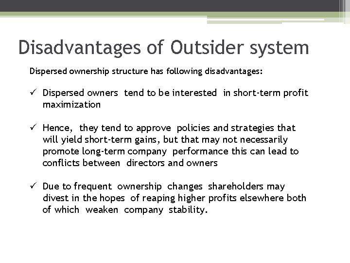 Chapter 18 Corporate governance in developing and transition