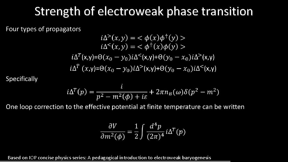A very brief introduction to Electroweak Baryogenesis Graham