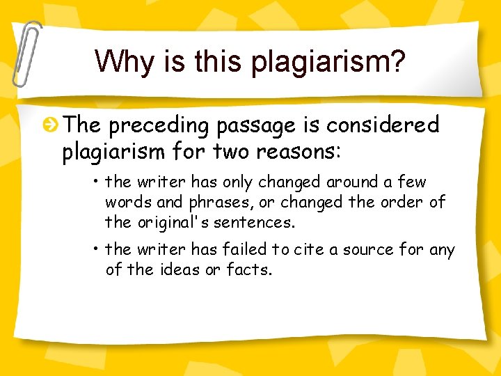 PLAGIARISM PLAGIARISM How would you define it PLAGIARISM