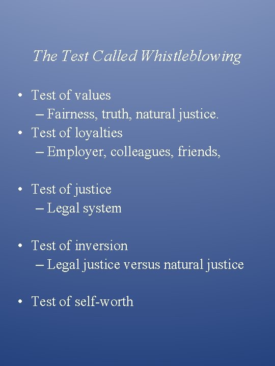 A Whistleblowing Overview Dr Kim Sawyer University of