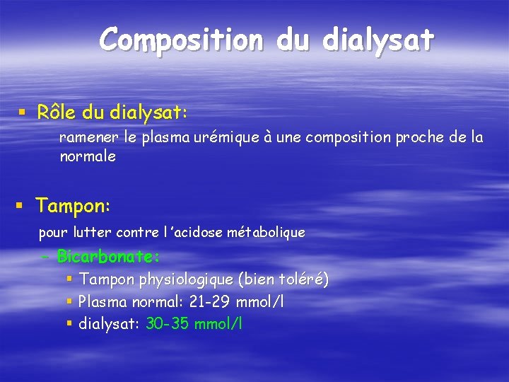 HEMODIALYSE Dr R Milongo AGDUC CHU de Grenoble