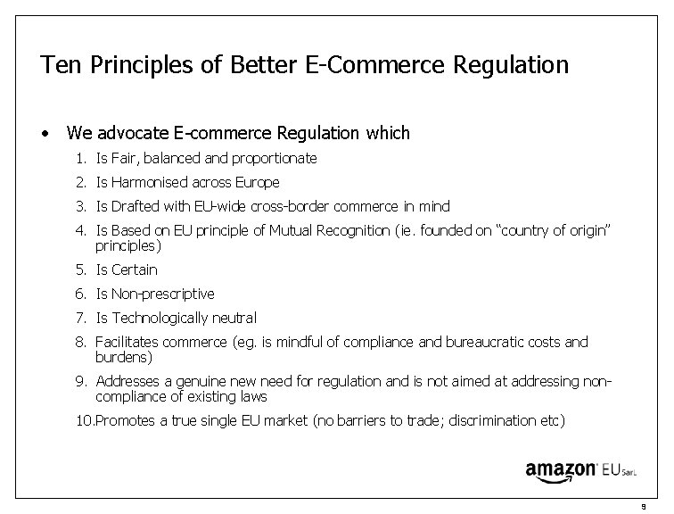 ECommerce Regulation in Luxembourg A business perspective Michael
