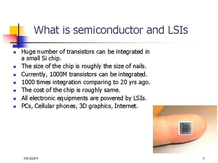 SEMICONDUCTOR TECHNOLOGY CMOSFire Tom Wada 2021224 1 What