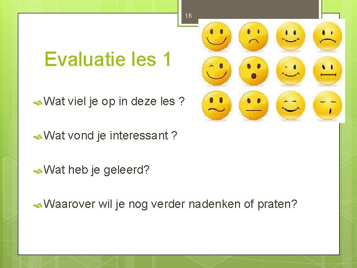 BURGERSCHAP Erasmus voor de Klas Module 6 Regels