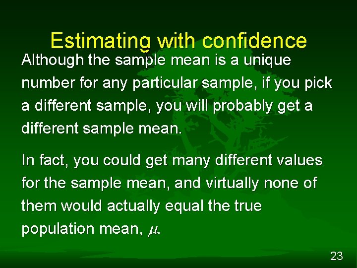 Introduction to Inference Confidence Intervals William P Wattles