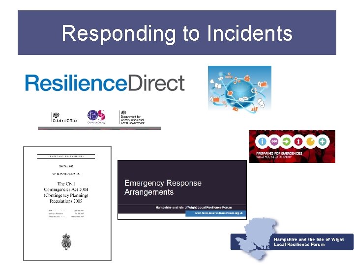 Resilience Direct Hampshire Isle of Wight Local Resilience