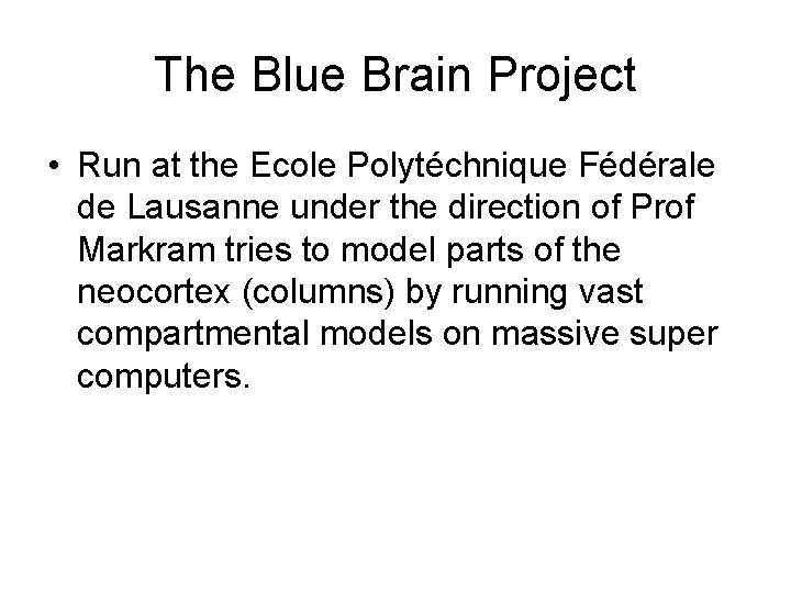 Computational Neuroscience How Your Brain Works Prof Jan