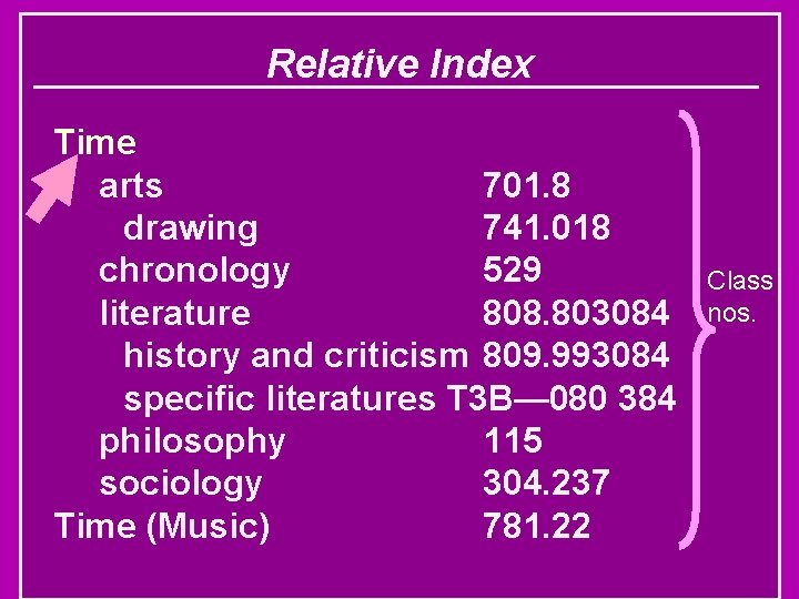 Dewey Decimal Classification System Lecture 2 BairMundy Four