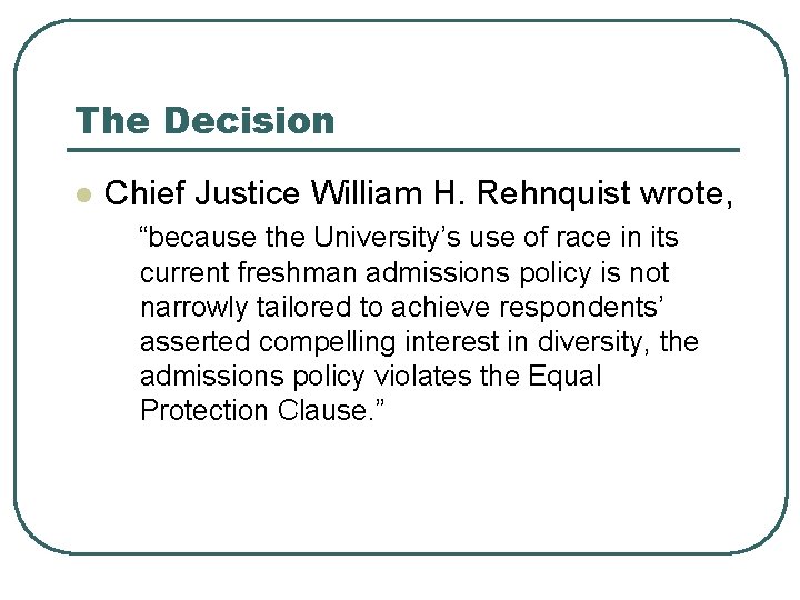 Gratz v Bollinger 2003 Supreme Court Case Project
