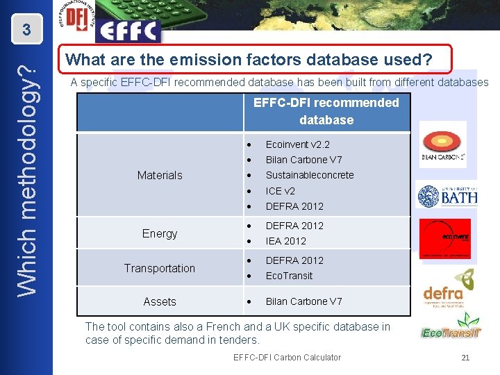 EFFC DFI GEOTECHNICAL CARBON CALCULATOR PROJECT Eng Luca