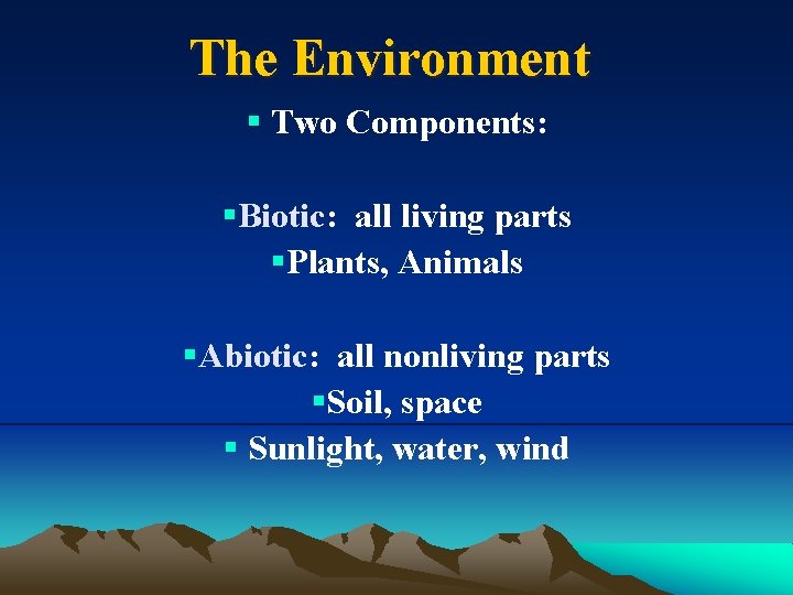 Living World Biosphere thin layer of the living