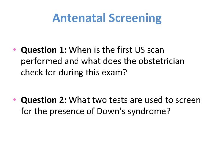 Obstetrics 1 ANTENATAL PHASE 3 A Jonathan Borland