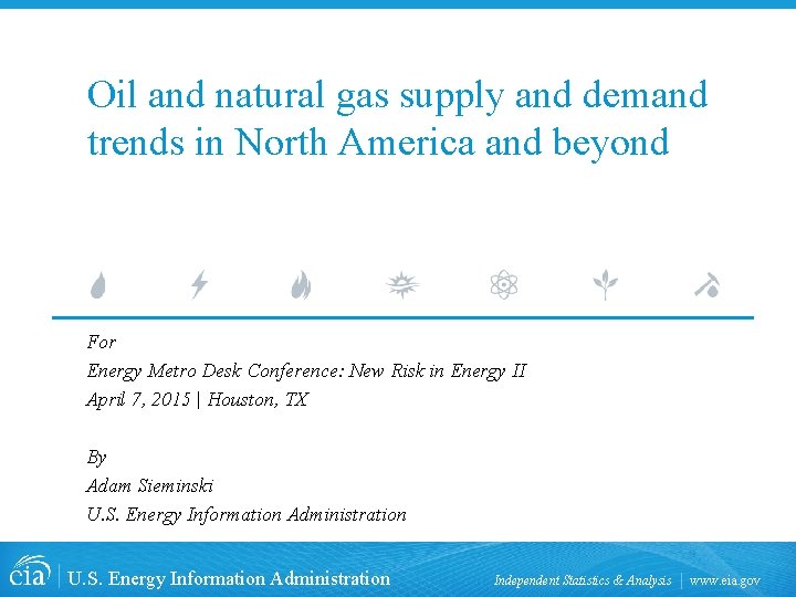 Oil and natural gas supply and demand trends