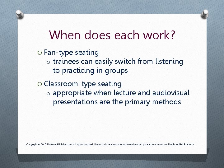 Chapter Five Program Design Objectives O Be able